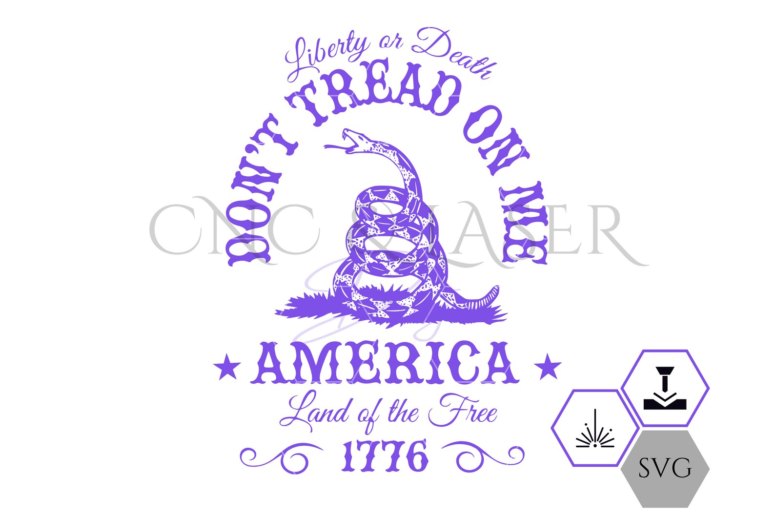Gadsden Snake SVG: Patriotic American Vector File (digital Download) - Etsy