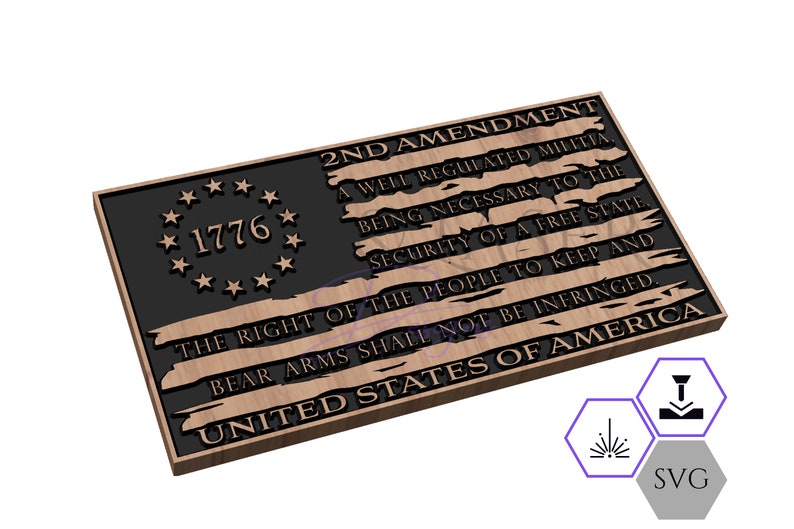 1776 Distressed 2nd Amendment Betsy Ross American Flag SVG - Etsy