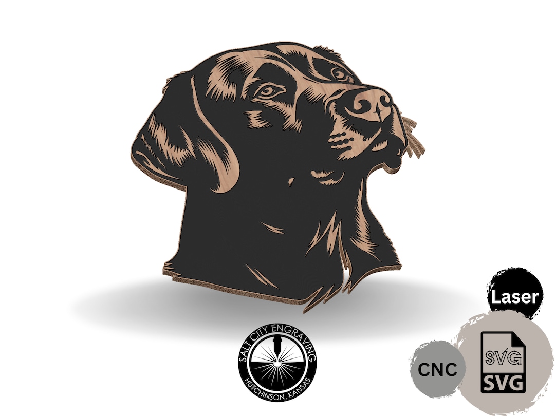 Labrador Retriever SVG File: CNC Laser Cut Vector (digital Download) - Etsy