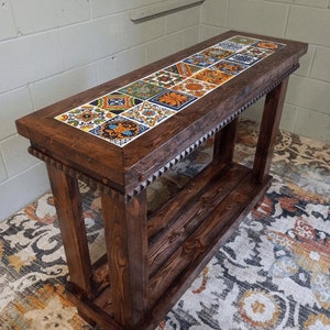 Talavera Foyer Table - Etsy