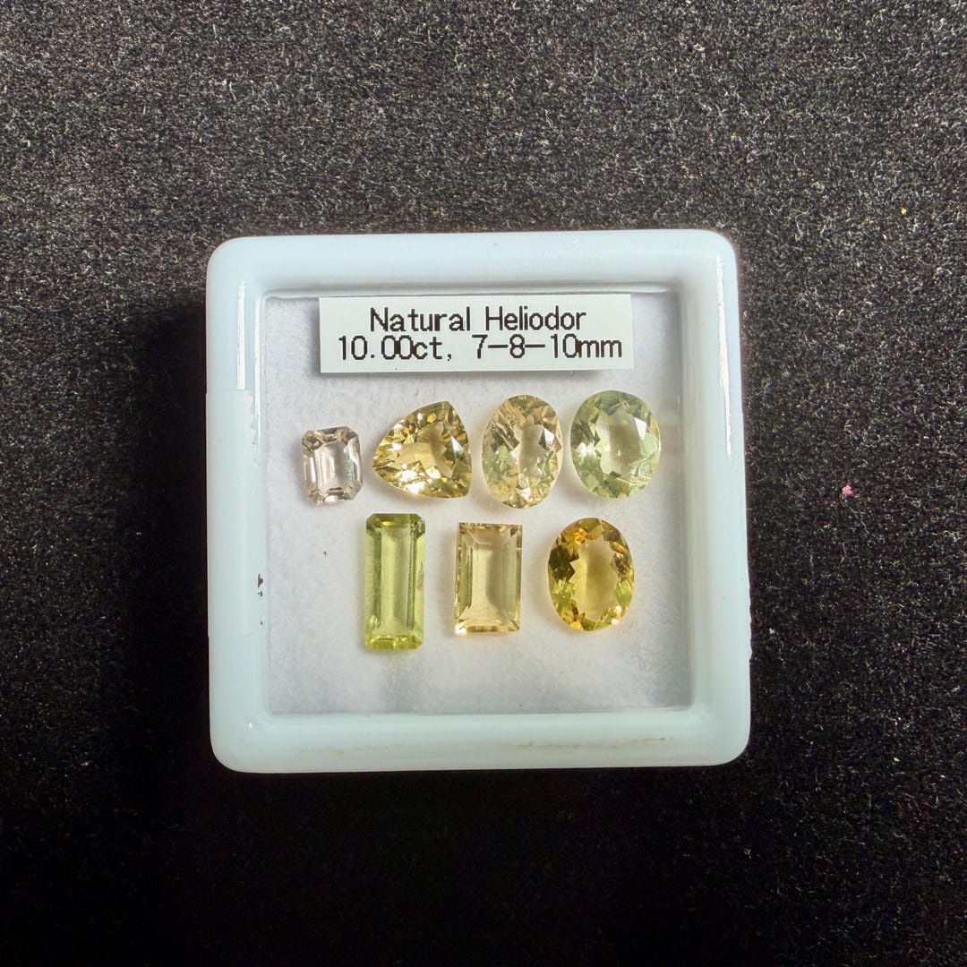 Heliodor-natural Golden Beryl-yellow Gemstone-rare Loose Stone-solar ...