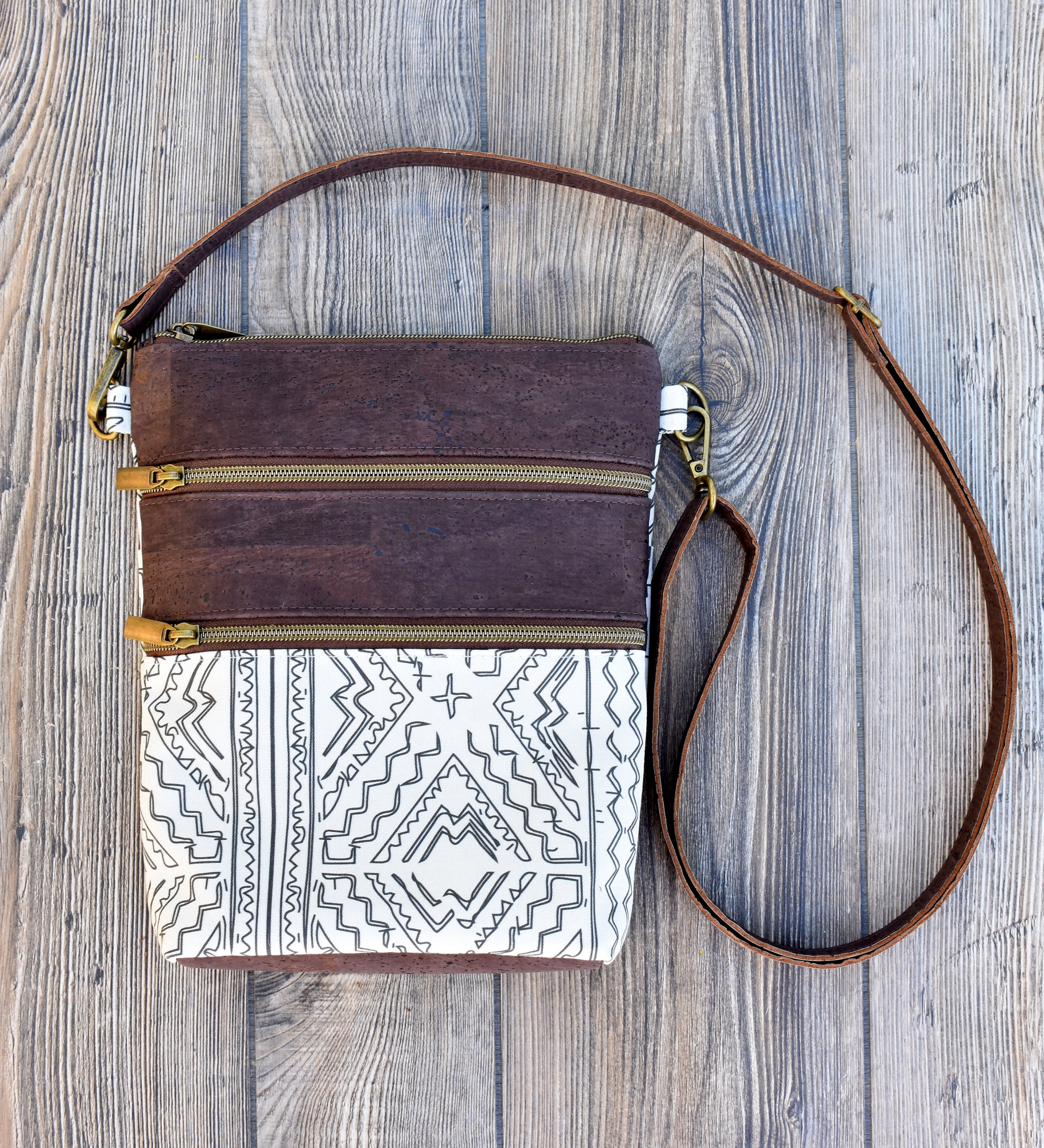 Cork Leather Crossbody Bag - Etsy