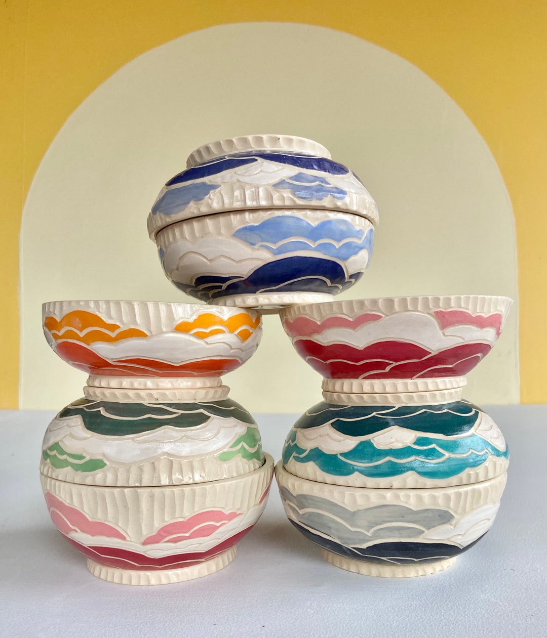 Small Cloud Bowl Snack Bowl - Etsy