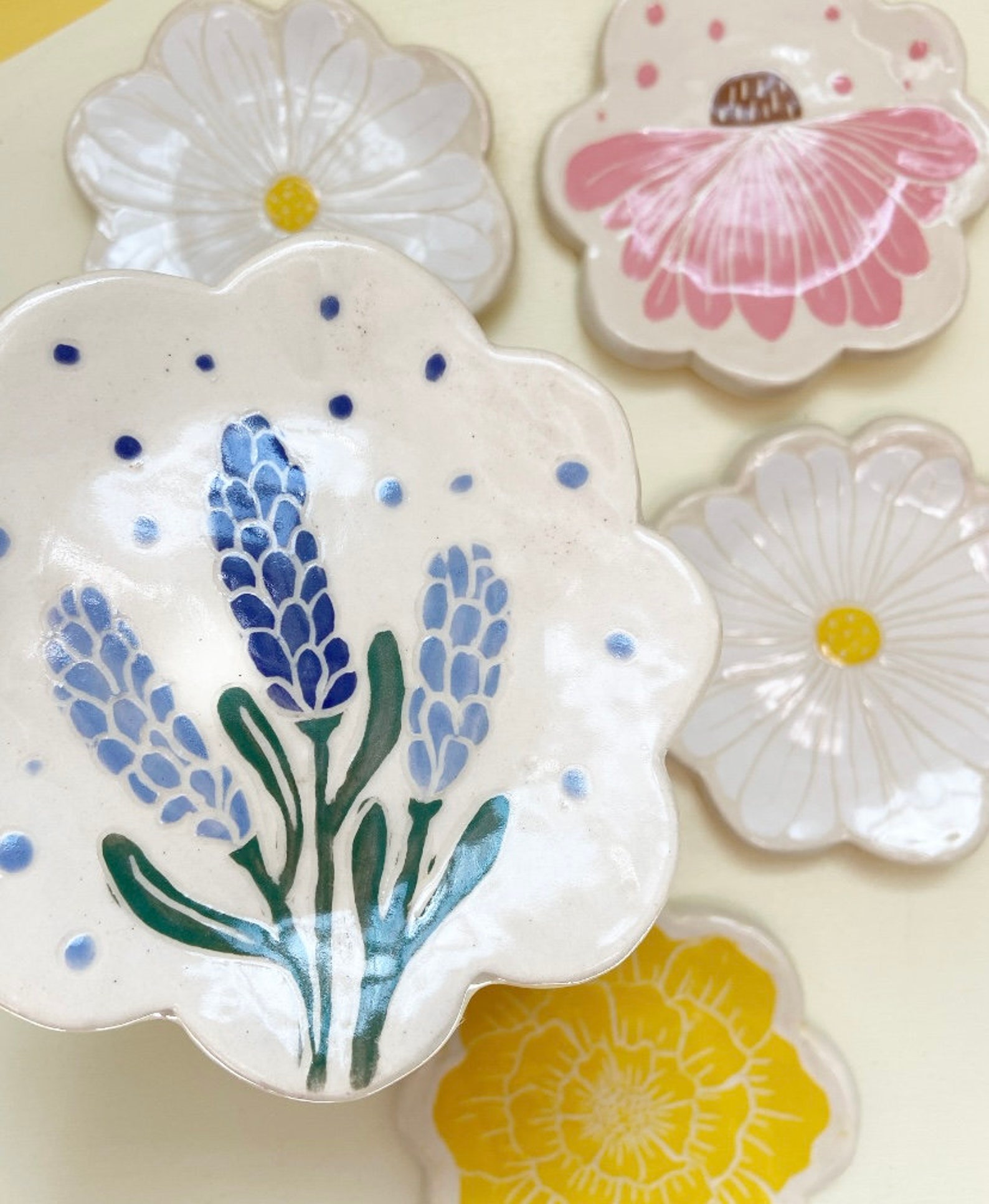 Adorable Small Flower Plate - Etsy