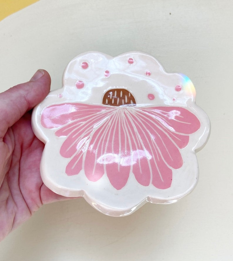 Adorable Small Flower Plate - Etsy