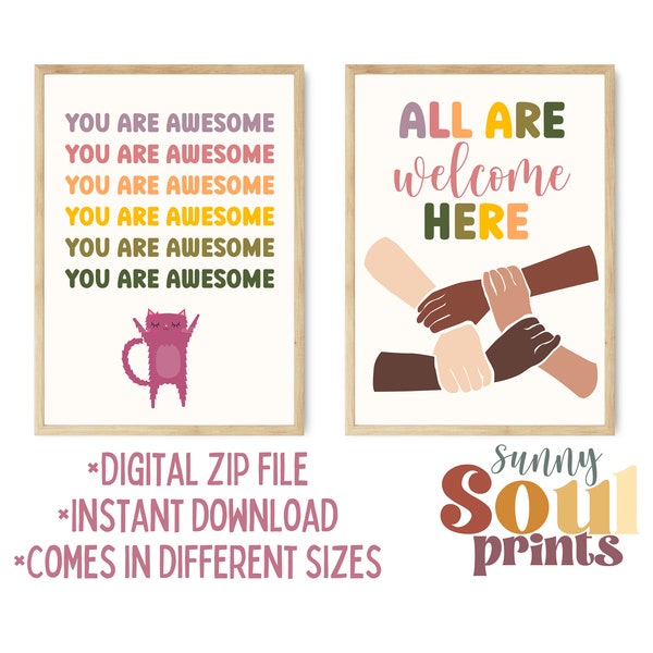 All Are Welcome Here - Etsy