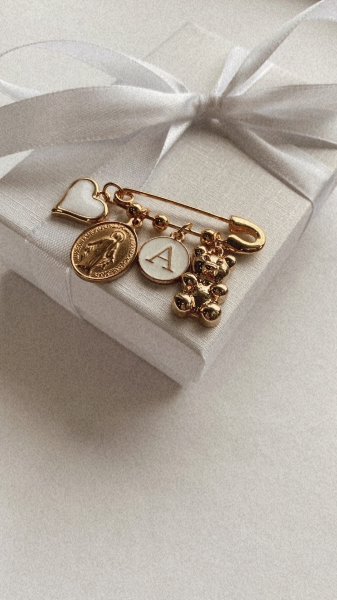 Personalised Baby Pin Baptism Pin Christening Pin Baby Shower Gift ...