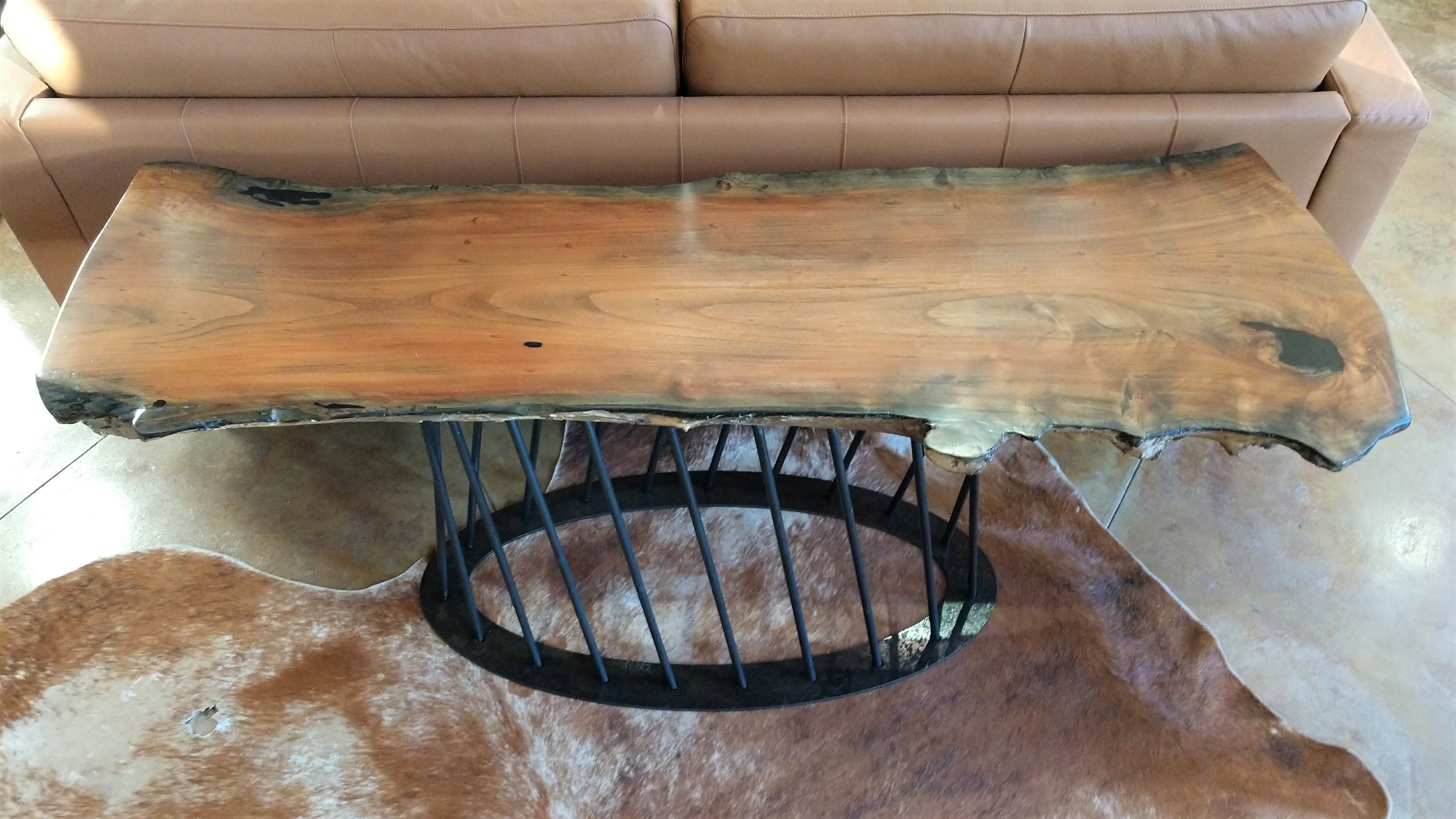 Live Edge Console Table - Etsy