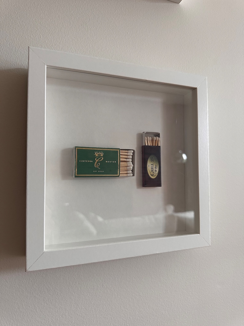 Custom 8x8 Matchbox Shadow Box - Etsy