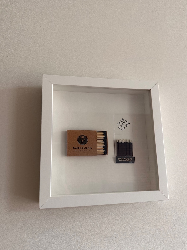 Custom 8x8 Matchbox Shadow Box - Etsy