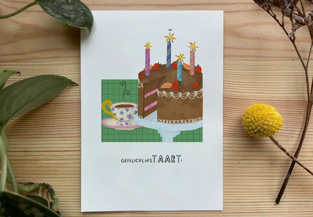 Card Congratulations Flap Cake - Etsy
