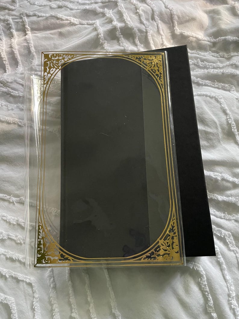 Clear Dust Cover With Border - Etsy