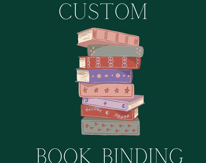 Custom Book Re-binding - Etsy