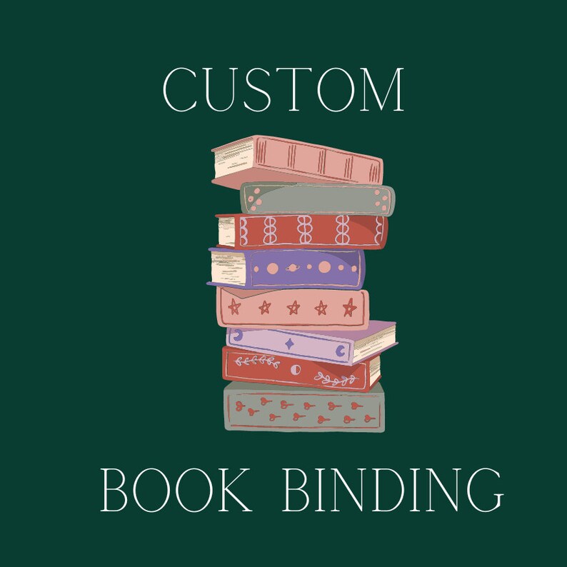 Custom Book Re-binding - Etsy