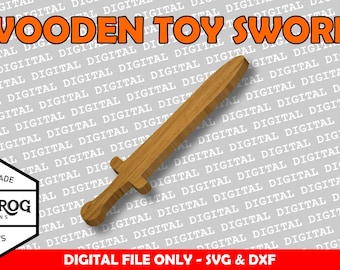 Toy Sword for Laser-cutting or Papercraft, Svg, Cricut, Cutting Machine ...