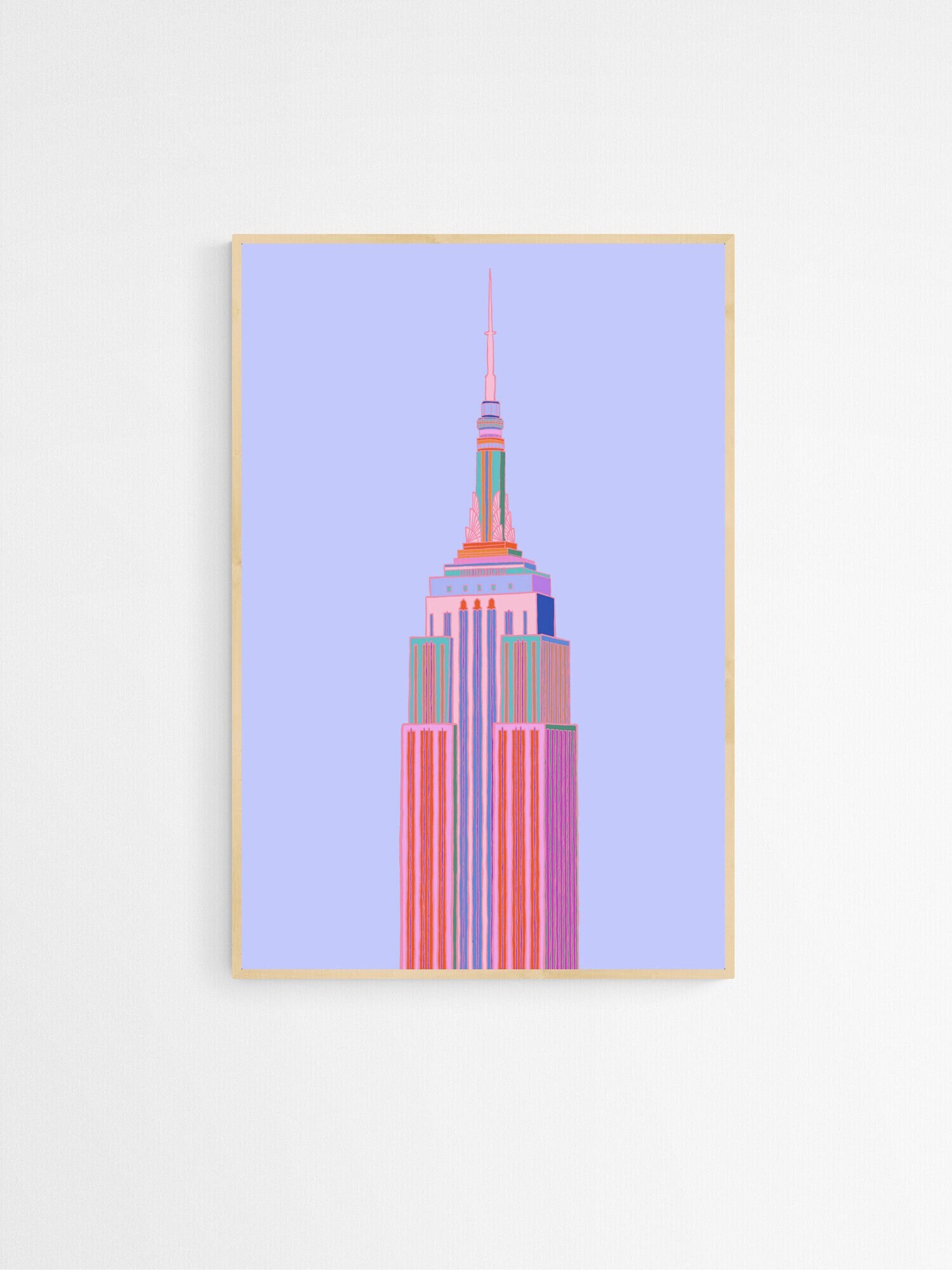Empire State Building Pop Art