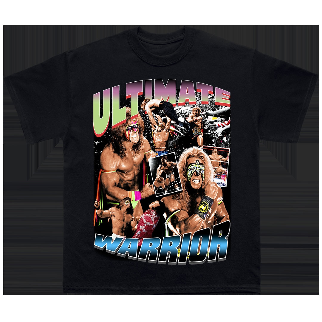 Ultimate Warrior 90s Vintage Retro Tshirt Bootleg Vintage T-shirt ...