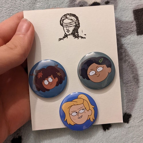 Amphibia Anne Marcy Sasha Pins 3-pack - Etsy