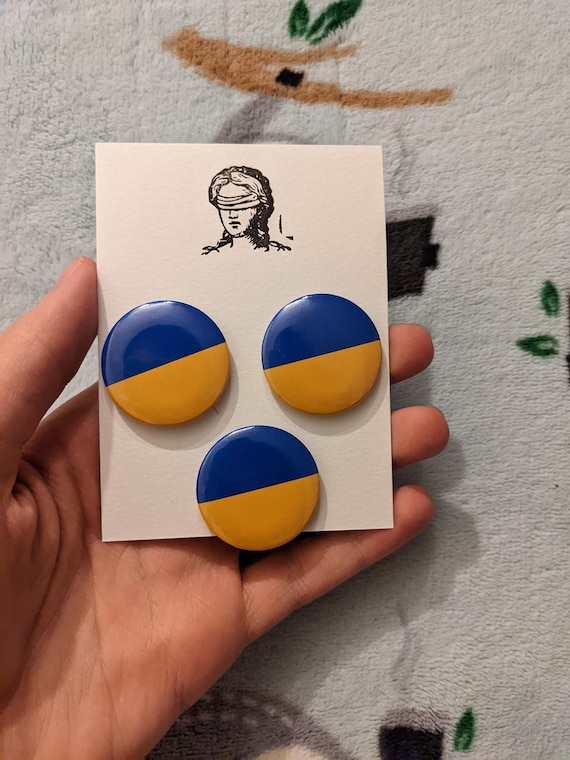 Ukraine Flag Pins 3-pack | Etsy