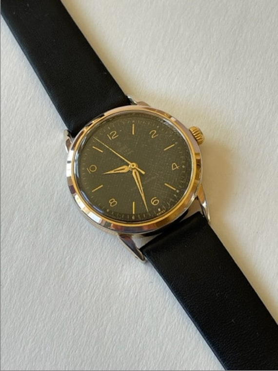 Tudor Oyster Air Tiger Rolex Black Textured Dial Gold… - Gem