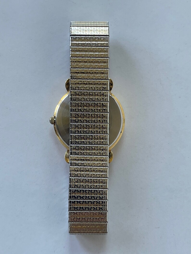 Becora Calendar Date Moon Phase Two Tone Dial Roman Numbers Gold Capped ...