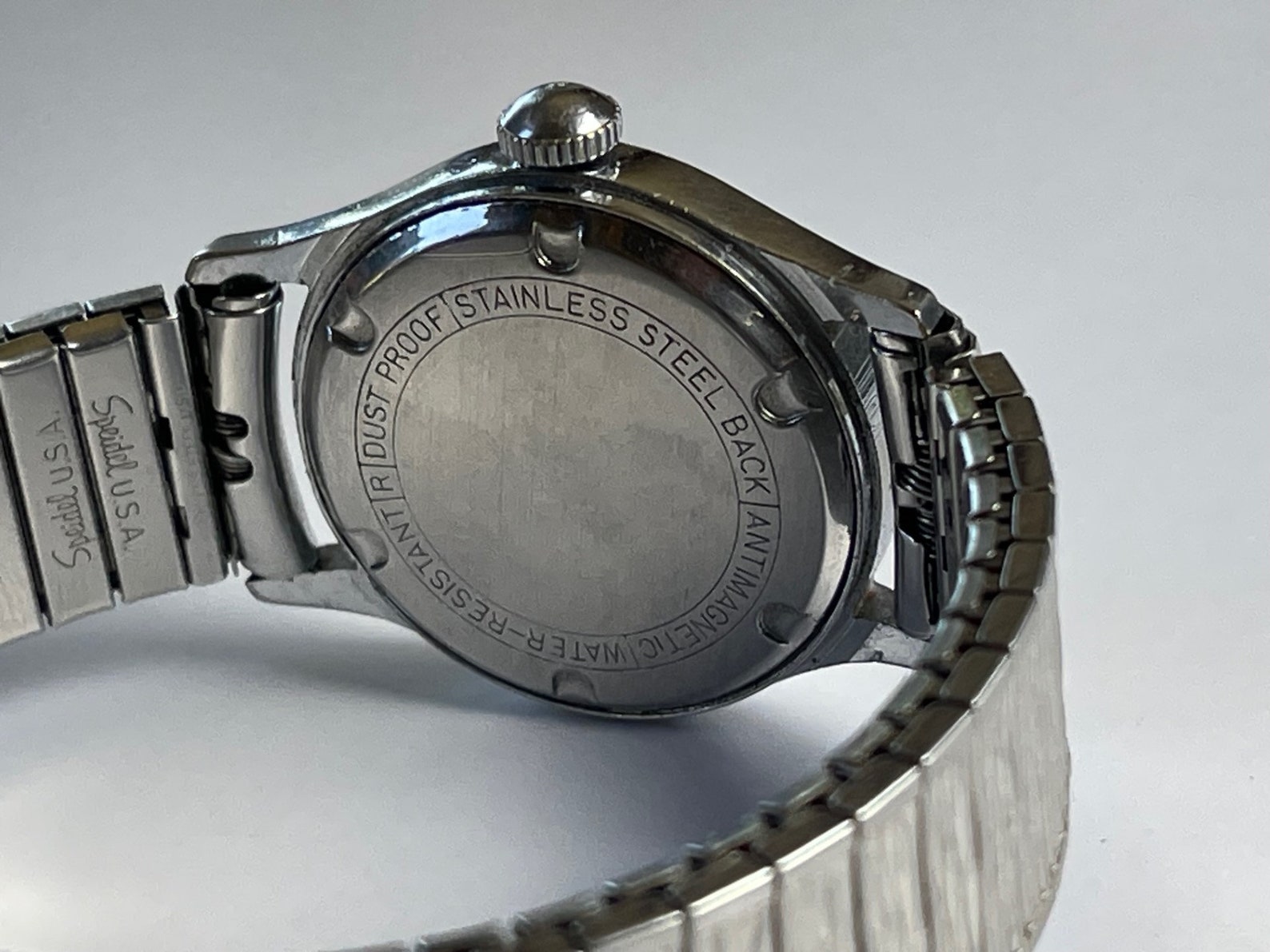 Enicar Savillon Military Pilot Aviation Doctors WWII Stainless Steel ...