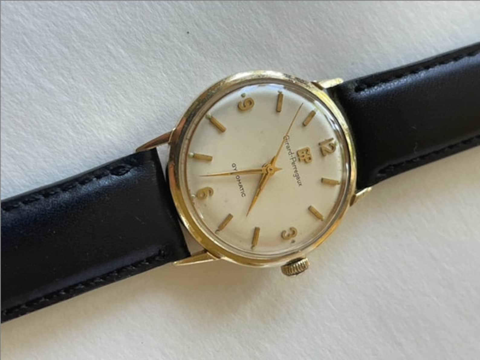 Girard Perregaux Gyromatic Automatic Solid 14K (585)vintage 1962 Swiss ...