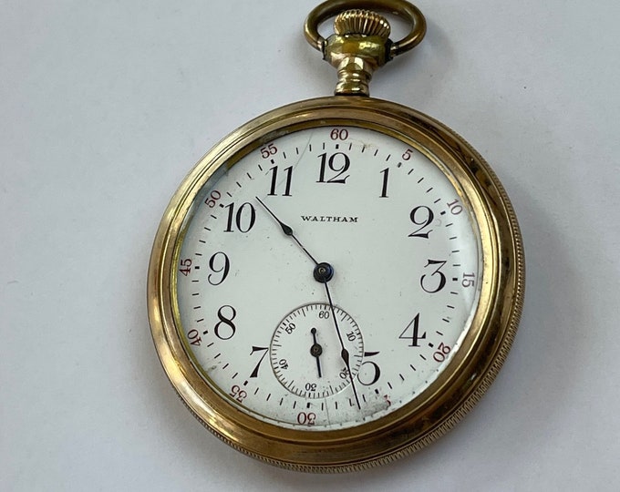 Waltham Military Railroad Doctors 14K Gold Filled Antique Pocket Watch ...