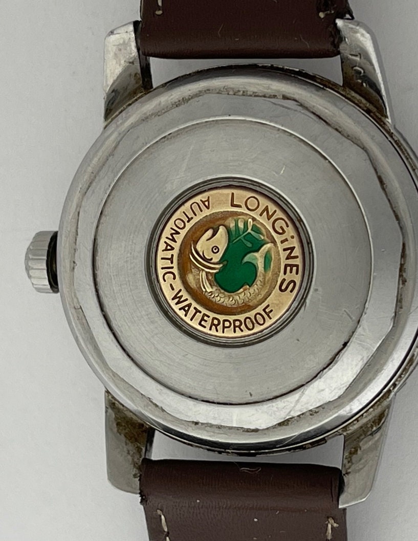 Longines Conquest Automatic Cal.19as Black Dial Screw Down Case Back ...