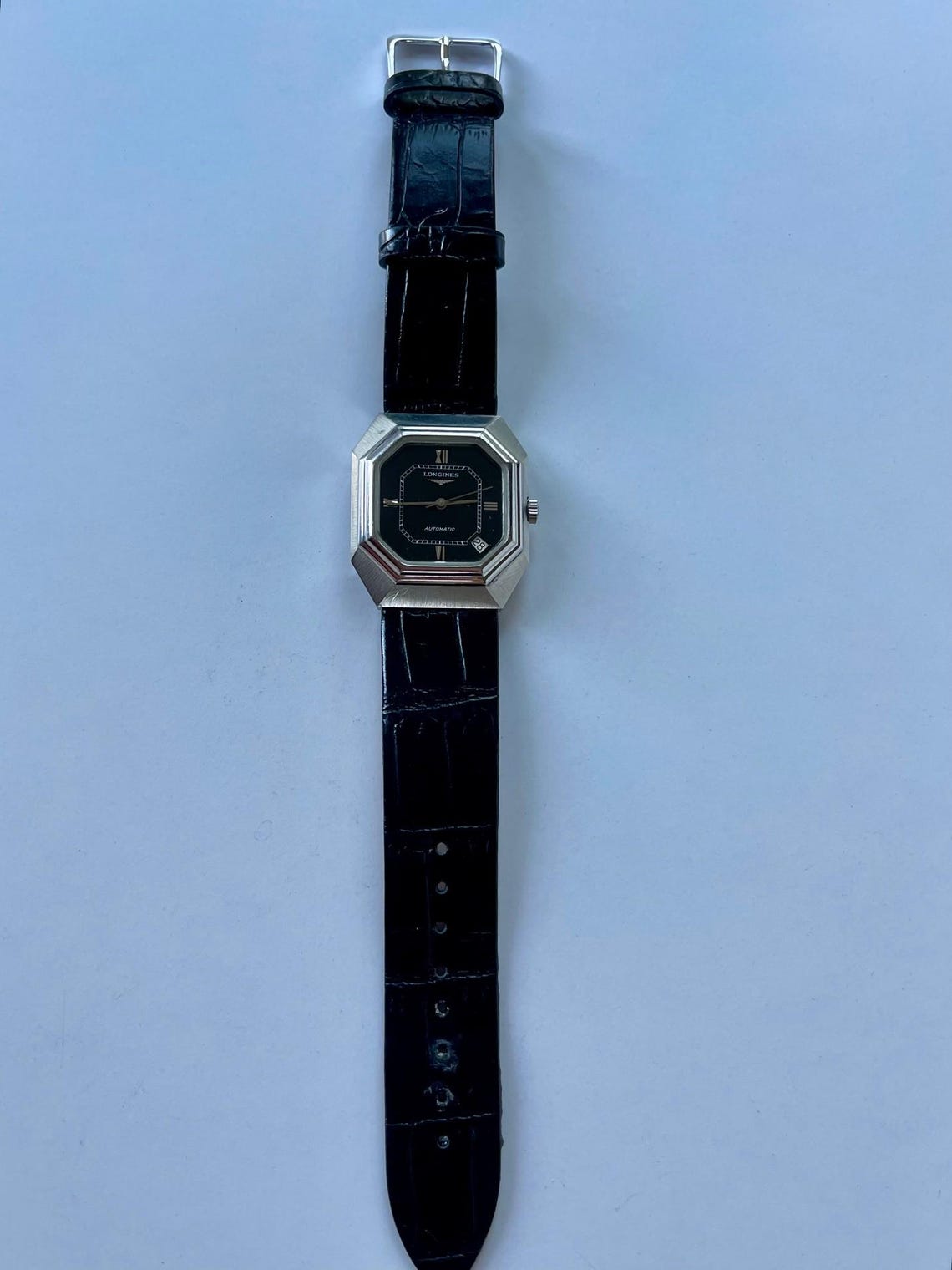 Longines Automatic Calendar Date Stainless Steel Screw Down Back Art ...