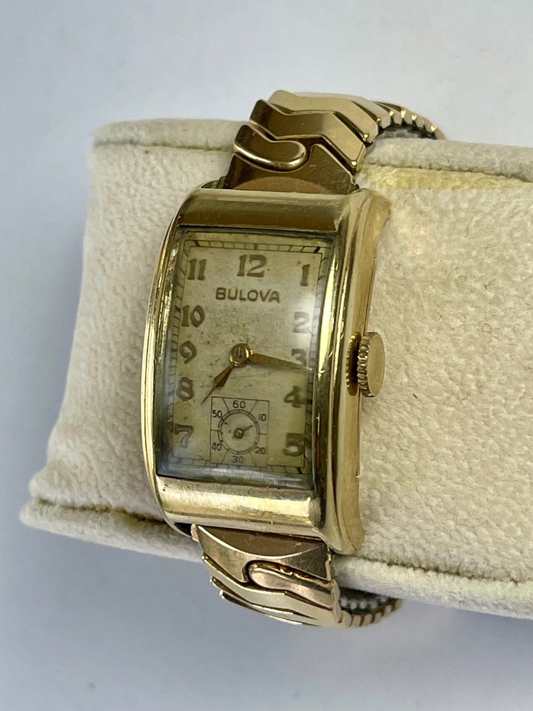 Bulova Driver's Curvex 10K Gold Filled Cal.7ak 21 Jewels Vintage Made ...