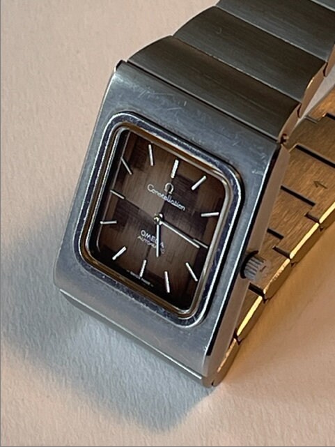 Omega Constellation Automatic Two Tone Brushed Brown Dial Omega Constellation Automatic Two Tone Brushed Brown Dial