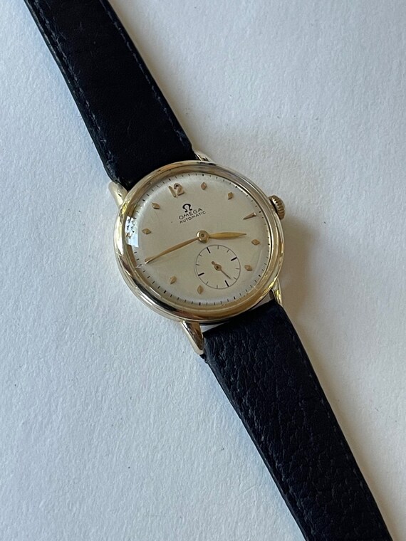 Omega Bumper Automatic Solid 14K(585)Gold Classic Dre… - Gem