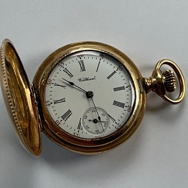 Antique Waltham Railroad Pocket Watch - Etsy