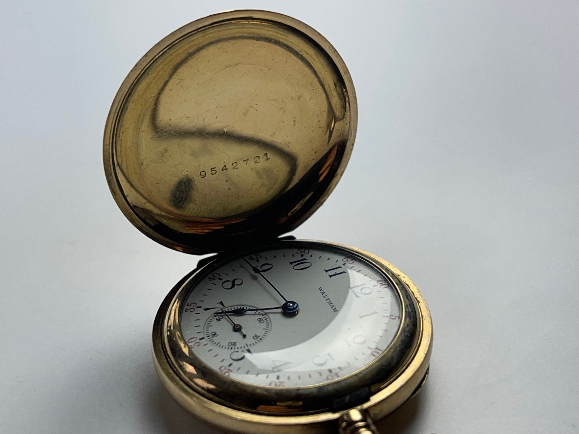 Waltham Railroad Doctors 14K GF Hunter Case Savonette Antique Pocket ...