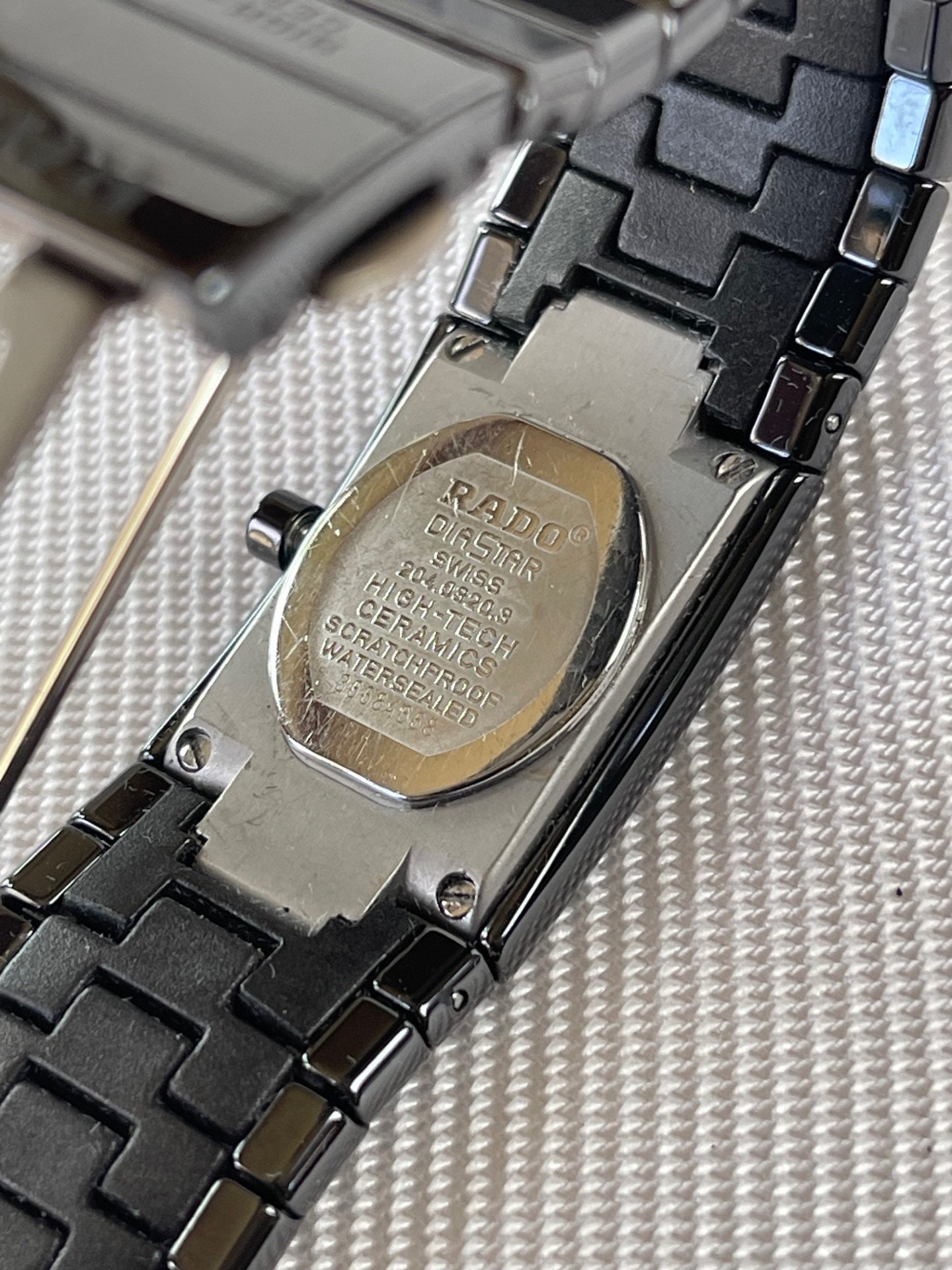 Rado Diastar High-tech Ceramic Ref. 204.0320.3 Ladies Original Box Papers Vintage Swiss Made ...