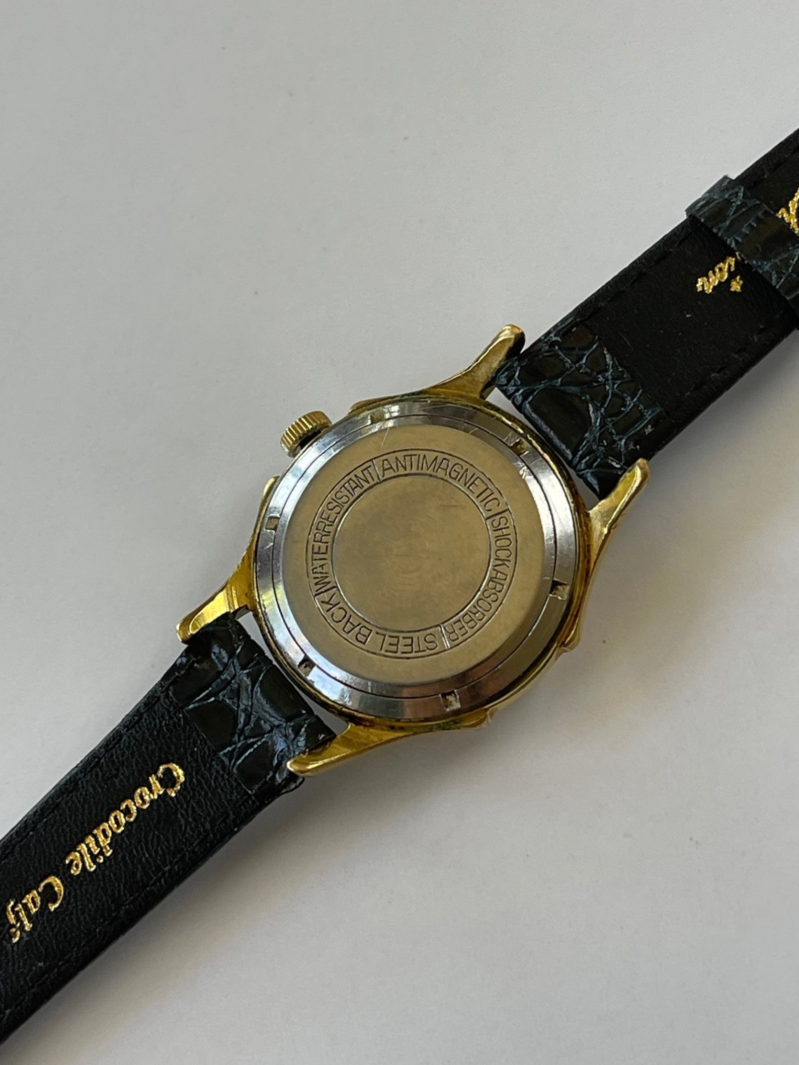 Waltham Calendar Date Dess Classic Gold Capped S/S Screw Down Back ...