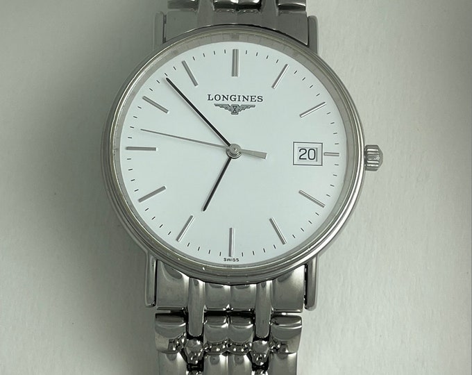 Vintage Longines White Dial Les Grandes Classiques Swiss Cal.250.2 ...