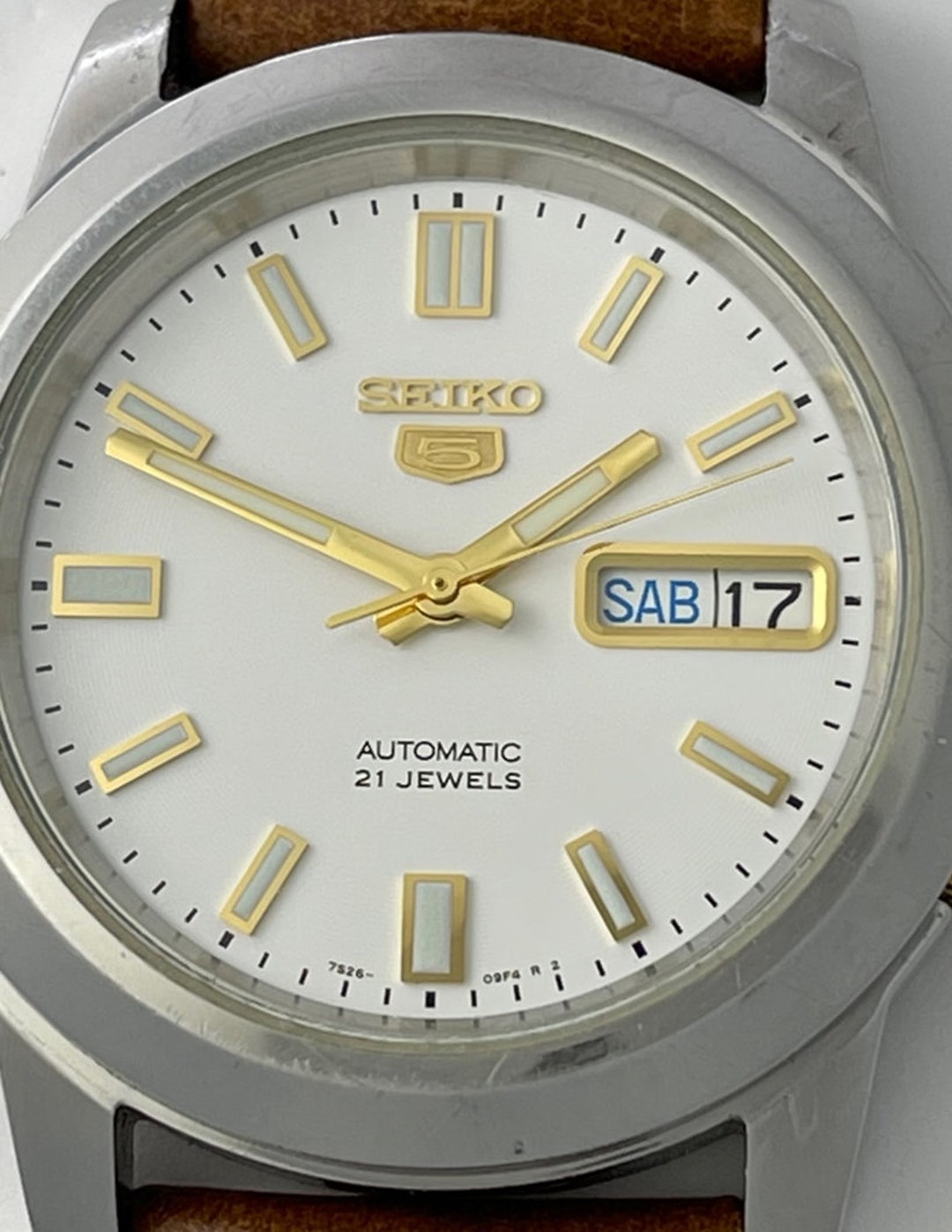 Seiko Automatic Quick Set Calendar Day/date Skeleton Back Stainless ...