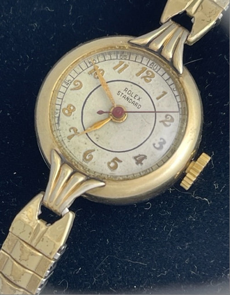 Rolex Standard Ladies Doctors Medical Gold Capped Vintage Swiss Made ...
