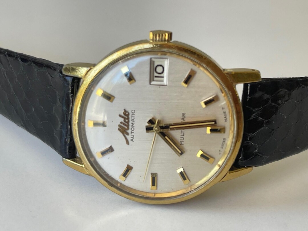 Mido Multistar Automatic Calendar Date Ref.3879 Gold Capped Vintage ...