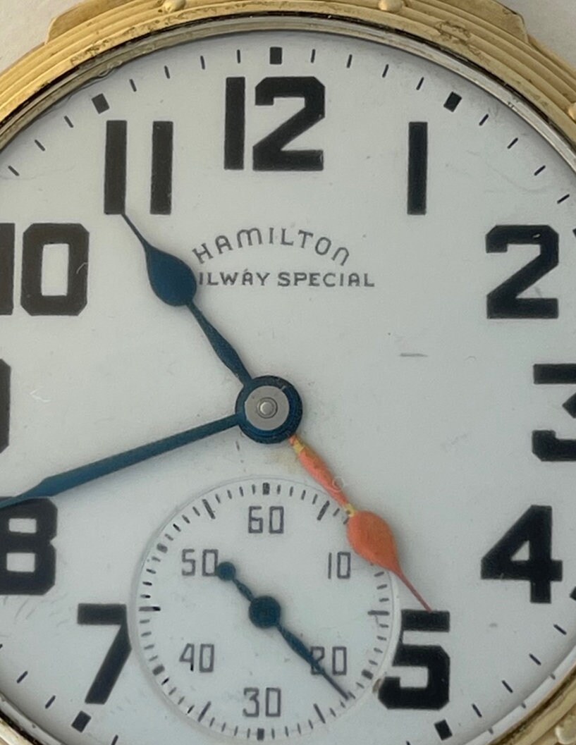 Hamilton Railroad Railway Special Duel Time10k Gold Filled - Etsy