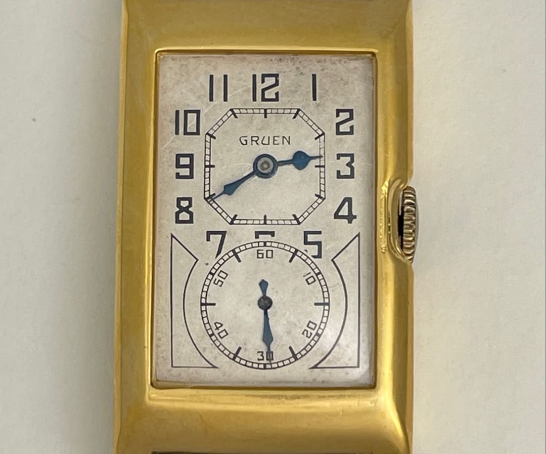 Gruen Doctors Medical Duo-dial Techno-quadron Movement Cal. Aegler 877S ...