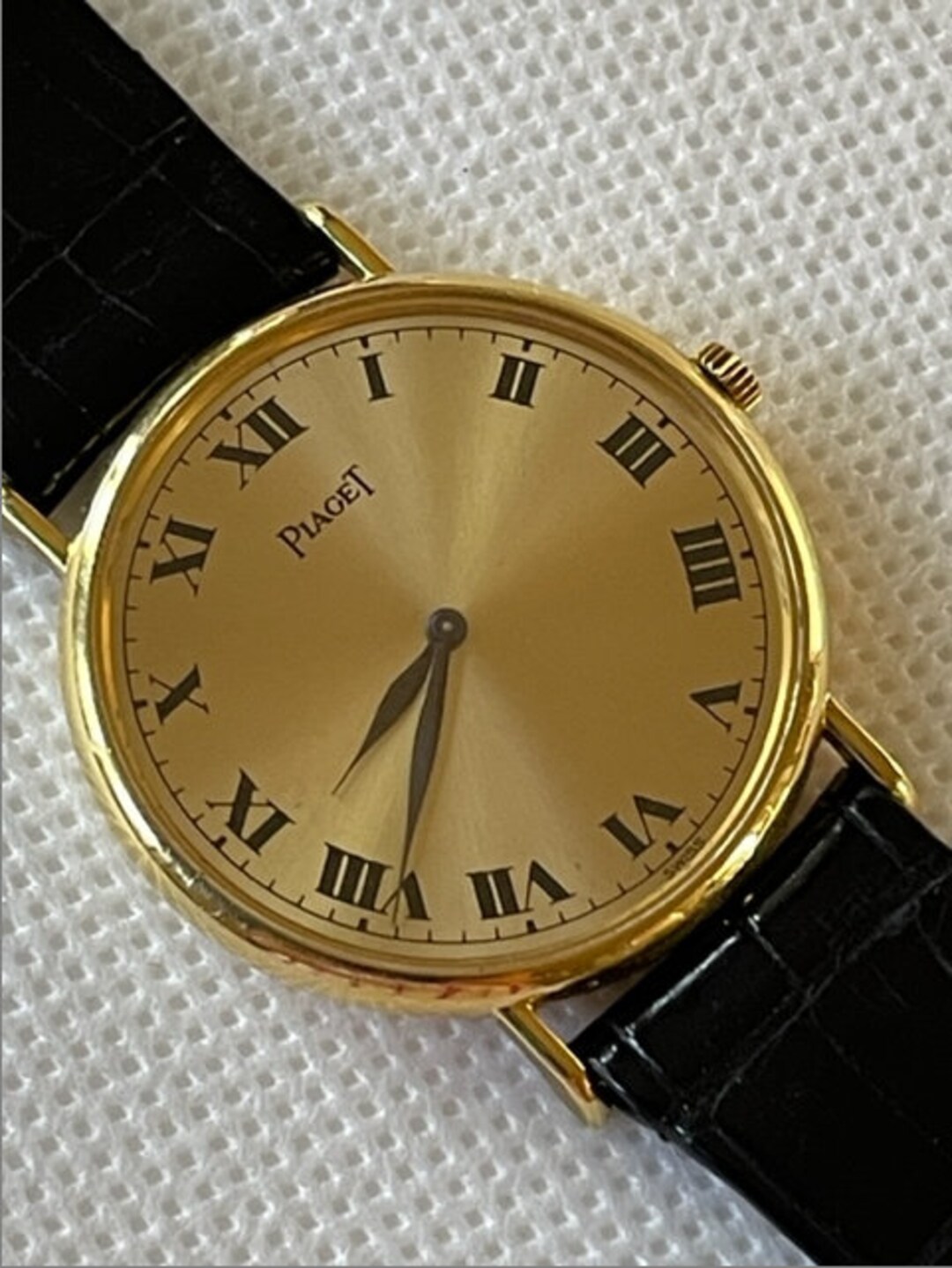 Piaget Solid 18K (750) Gold Ref.8025 Quartz Movement Original Strap18kt ...