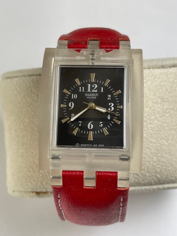 Swatch AG 2001 Ref 233 Black Dial Vintage Swiss Made … - Gem