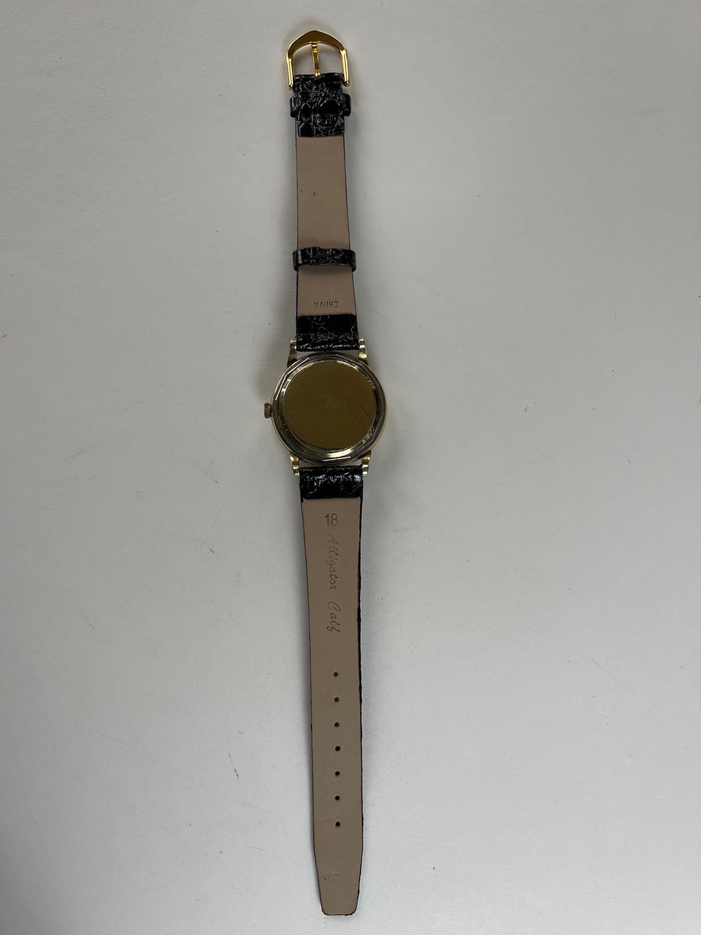 Omega Gold Capped Bumper Automatic Two Tone Pie Pan Dial Screw Down ...