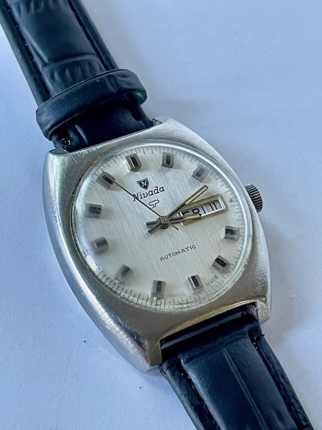 Nivada Automatic Quick Set Day/date Classic Stainless Steel Screw Down ...