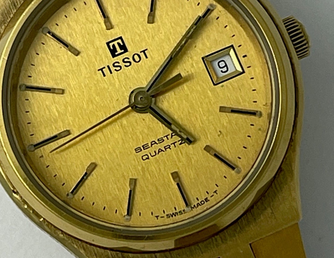 Tissot Ladies Gold Capped Calendar Date Vintage Swiss Made 2003 - Etsy