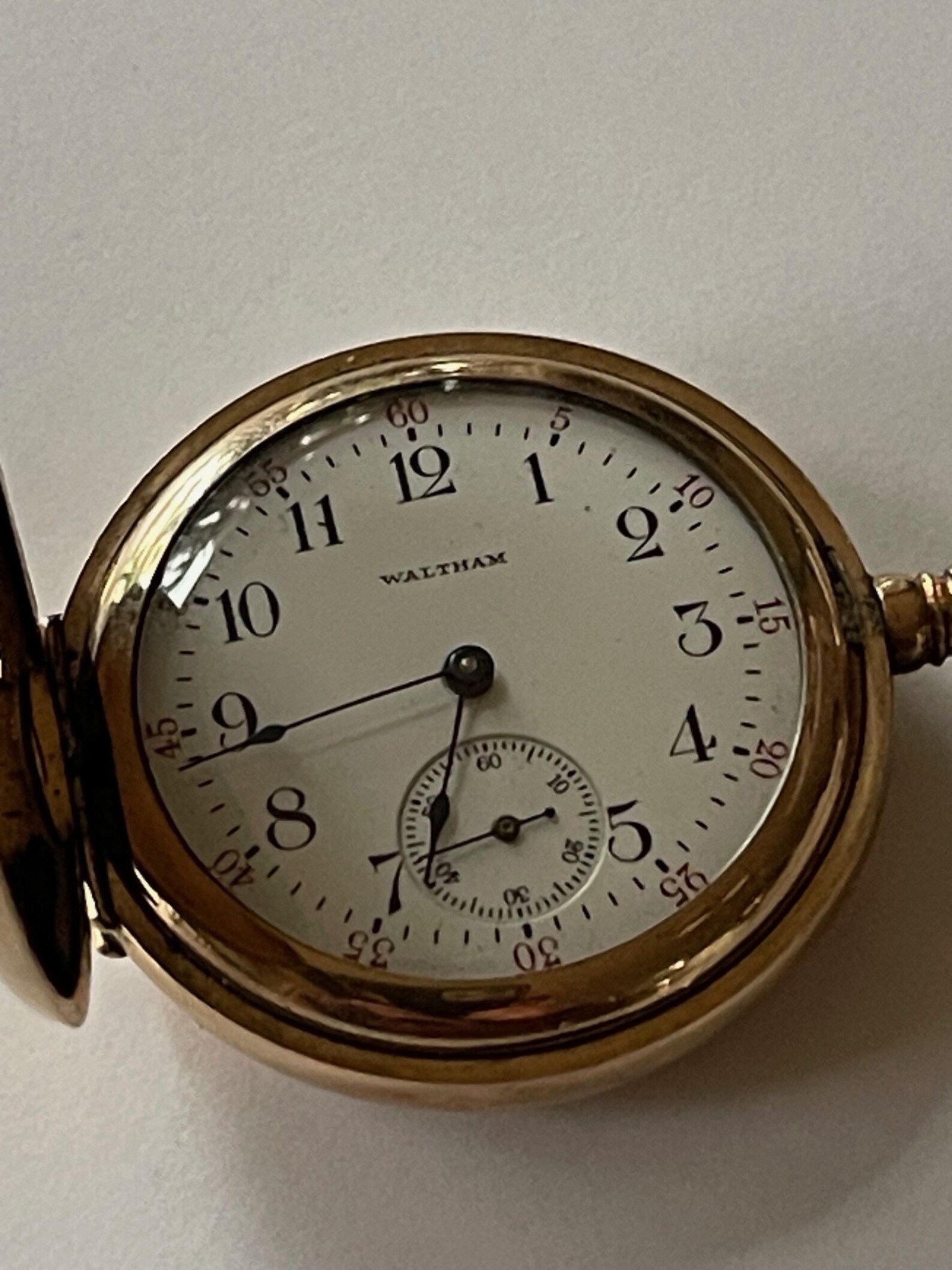 Waltham Railroad Doctors 14K GF Hunter Case Savonette Antique Pocket ...