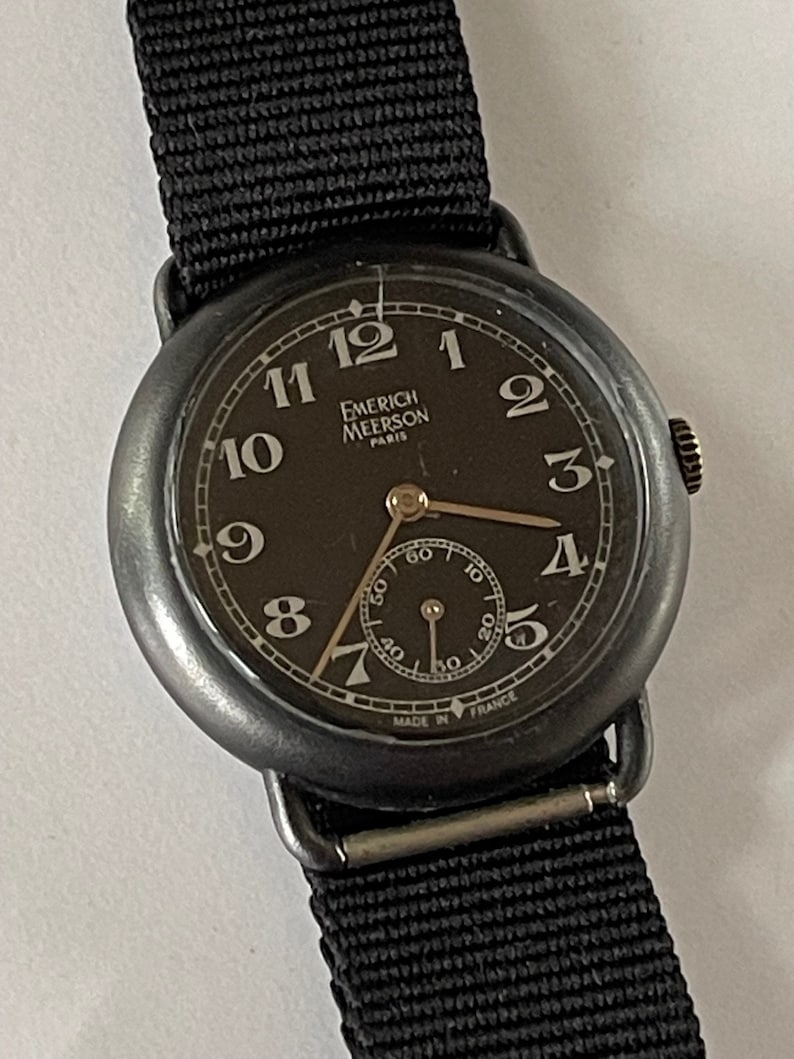 Emerich Meerson Paris Military Style PVD Coating Vintage Made in France ...